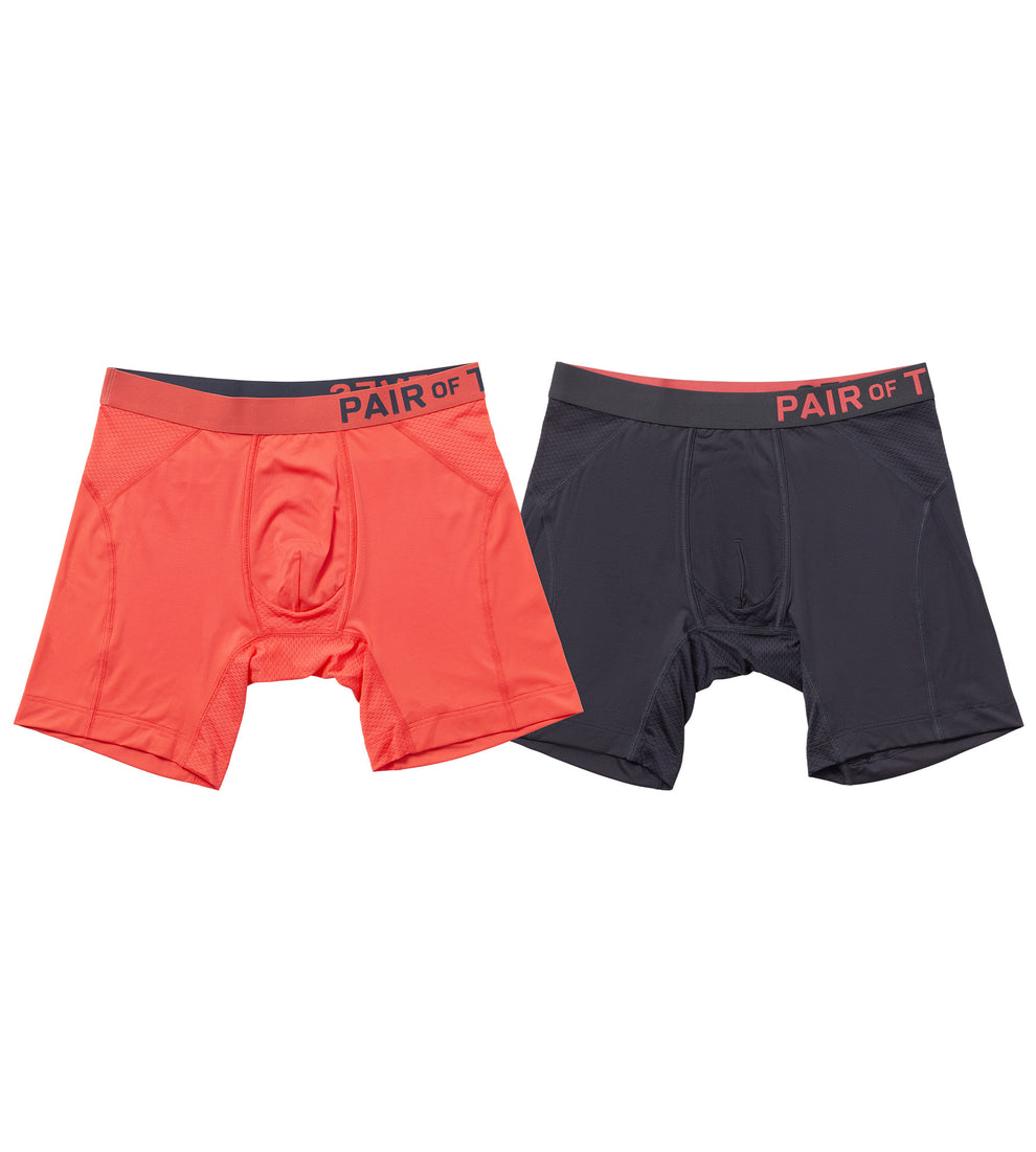 SuperCool Long Boxer Briefs Guava Underwear 2 Pack – Pair of Thieves