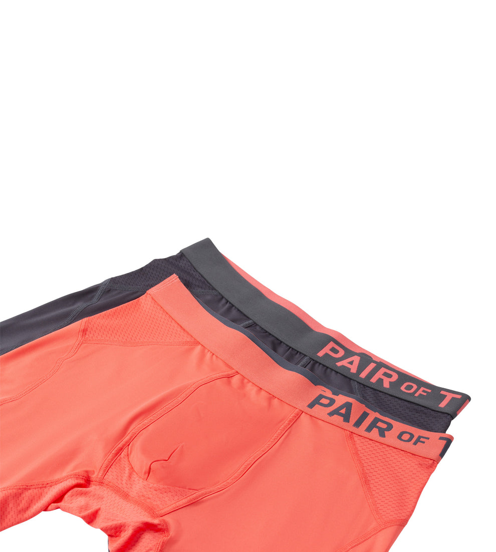 SuperCool Long Boxer Briefs Guava Underwear 2 Pack – Pair of Thieves