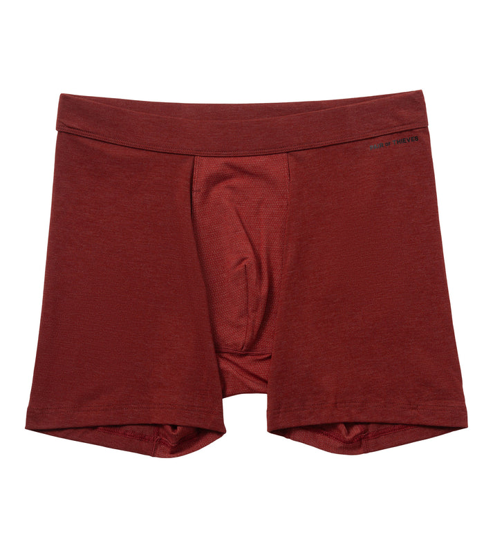 Quick Dry Action Blend Cotton Boxer Briefs Mineral Red Underwear 3 Pack ...